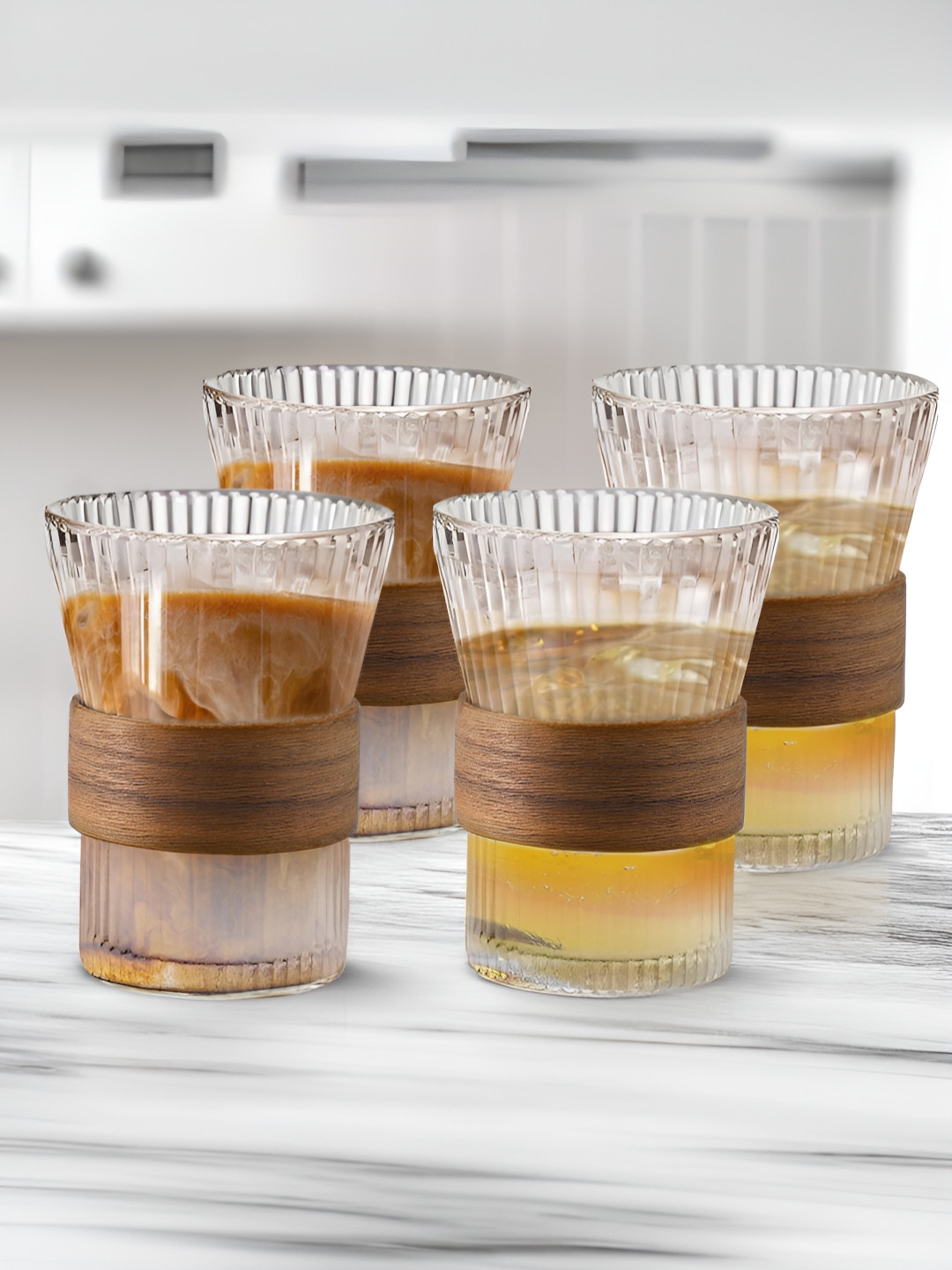 Buy The Better Home Transparent Glass Core Set Of Cups And Mugs - Cups ...