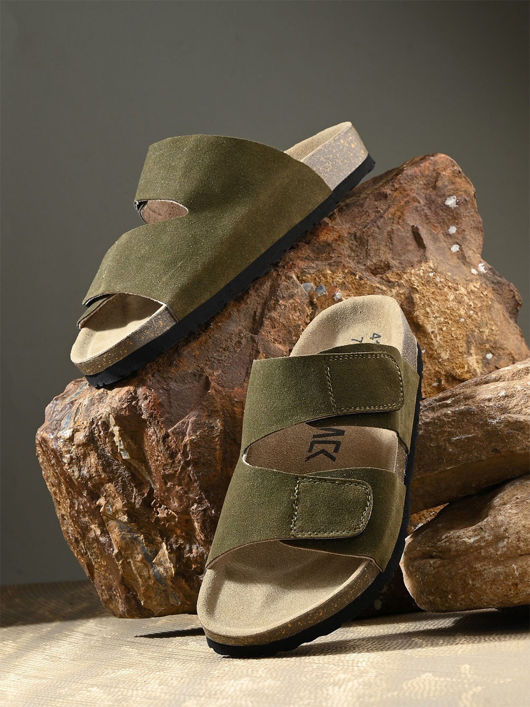 Buy AfroJack Men Leather Comfort Sandals - Sandals for Men 30950919 ...