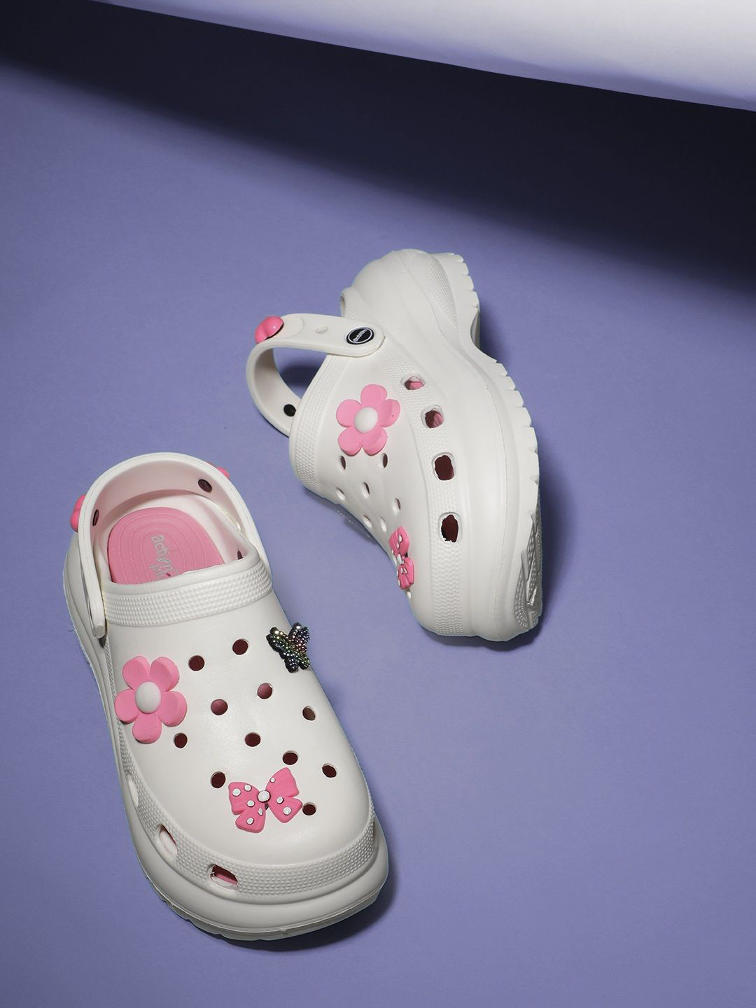 Buy Action Women Self Design Casual Rubber Clogs - Flip Flops for Women ...