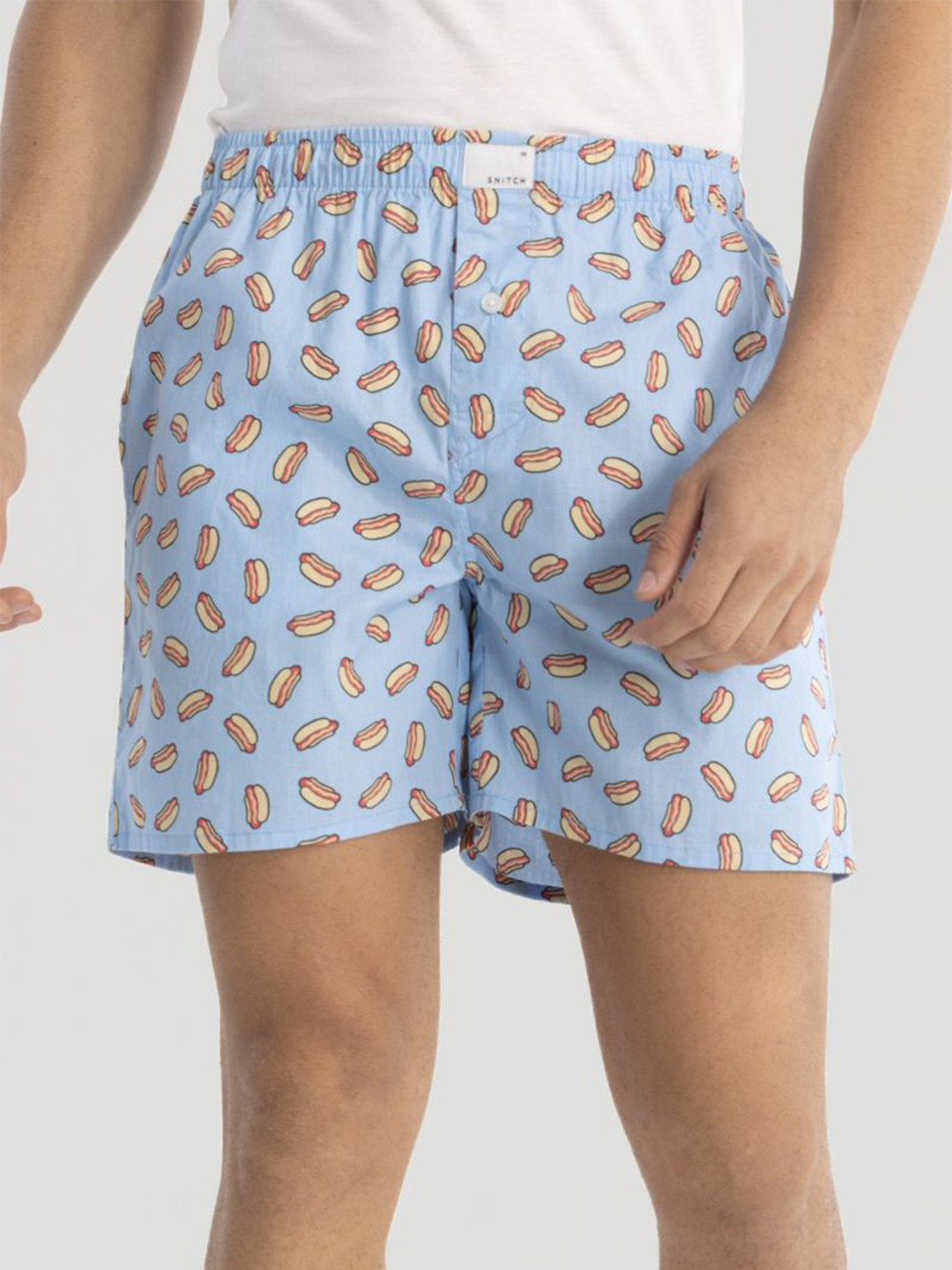 Buy Snitch Printed Pure Cotton Boxer 4MSBX9258 01 S - Boxers for Men ...