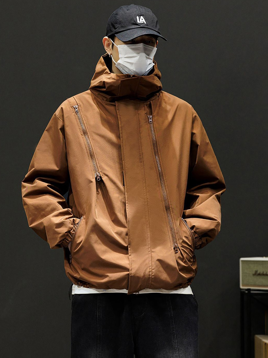 Buy StyleCast X Revolte Men Hooded Open Front Jacket - Jackets for Men ...