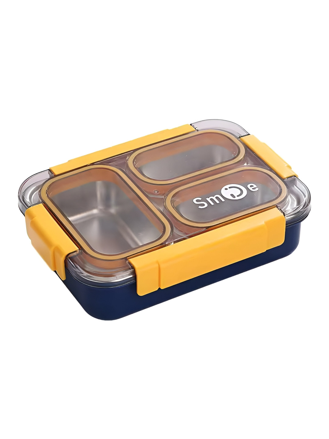 Buy MODEFE Navy Blue 2024 Stainless Steel Dishwasher Safe Lunch Box ...