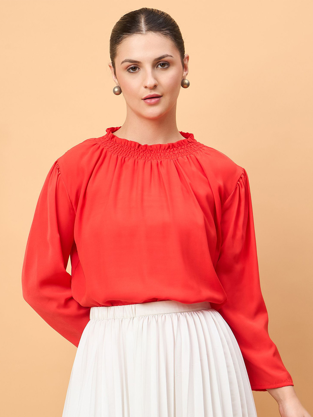 Buy NEESH Women Solid Round Neck Top - Tops for Women 30950132 | Myntra
