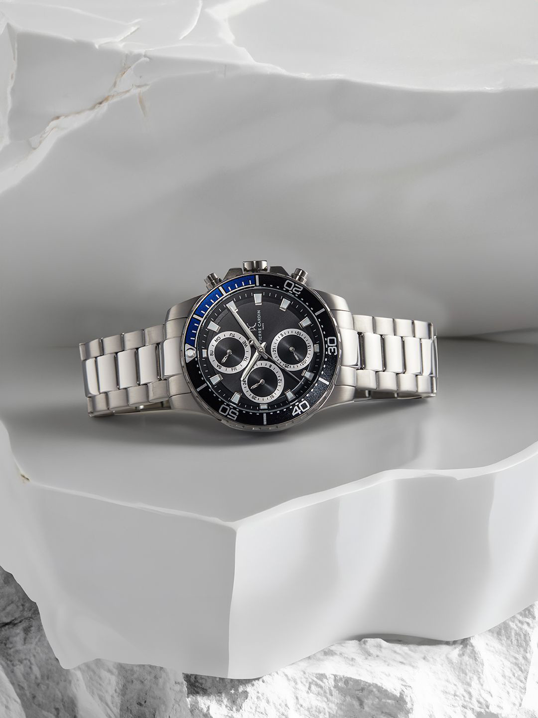 Buy Pierre Cardin Men Dial & Stainless Steel Straps Analogue Watch CF ...