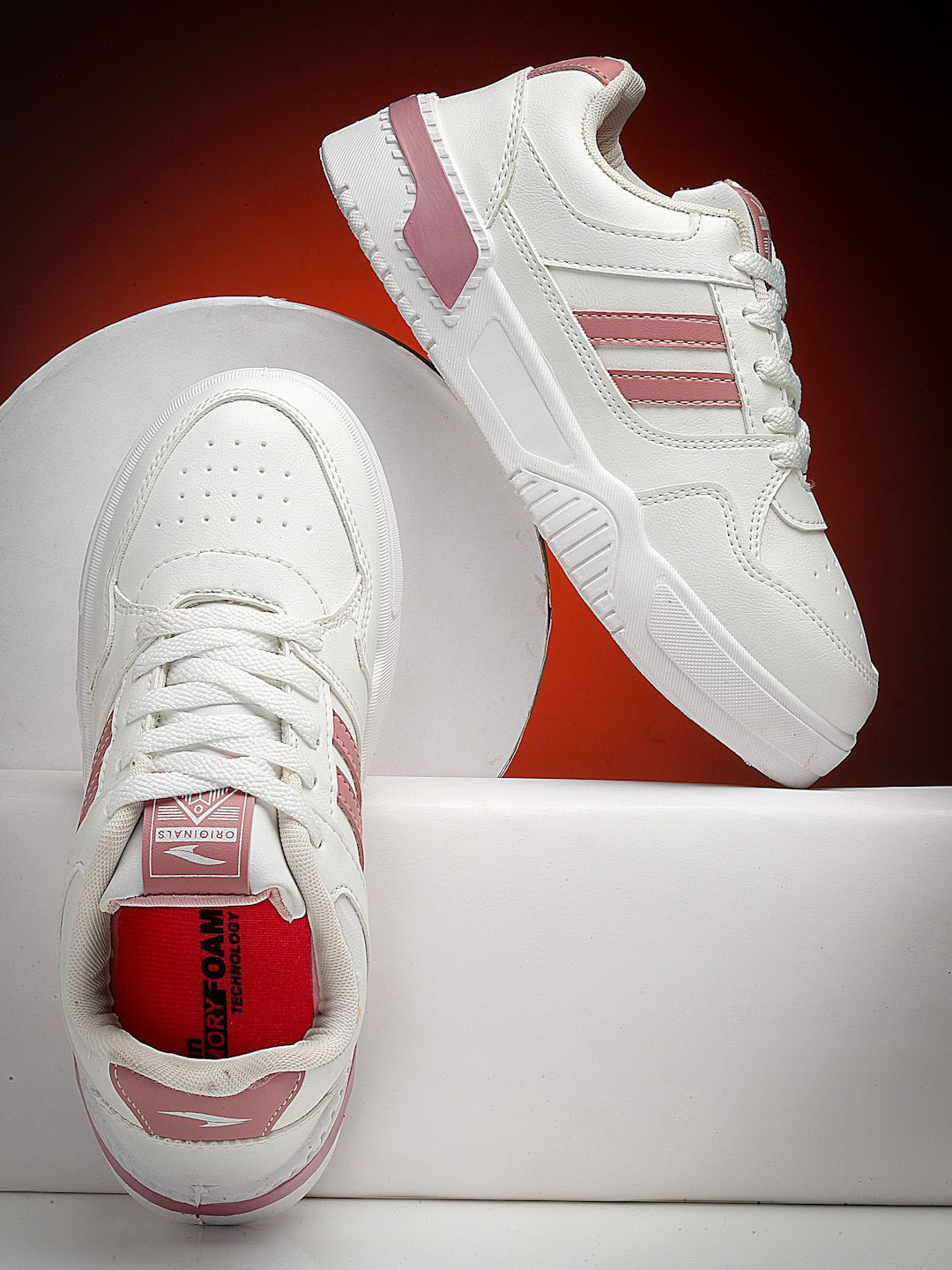 Buy ASIAN Women Colourblocked Round Toe Sneakers - Casual Shoes for ...