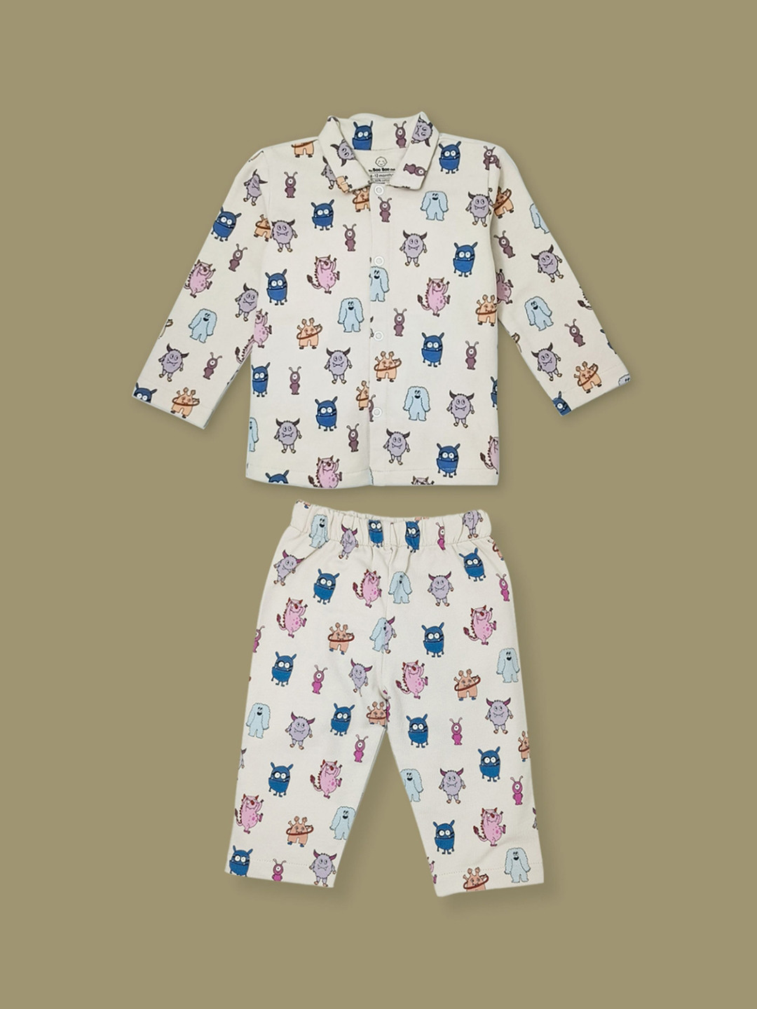 Buy The Boo Boo Club Kids Cartoon Characters Cartoon Printed Night Suit ...