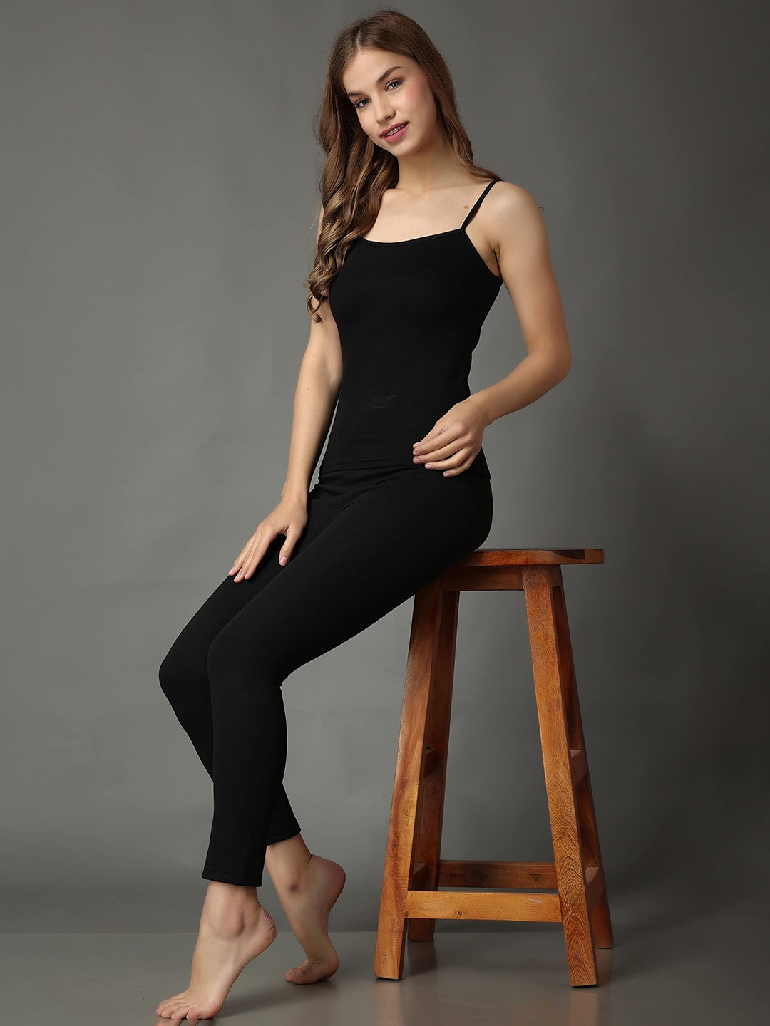 Buy Wearslim Striped Cotton Thermal Set - Thermal Set for Women ...