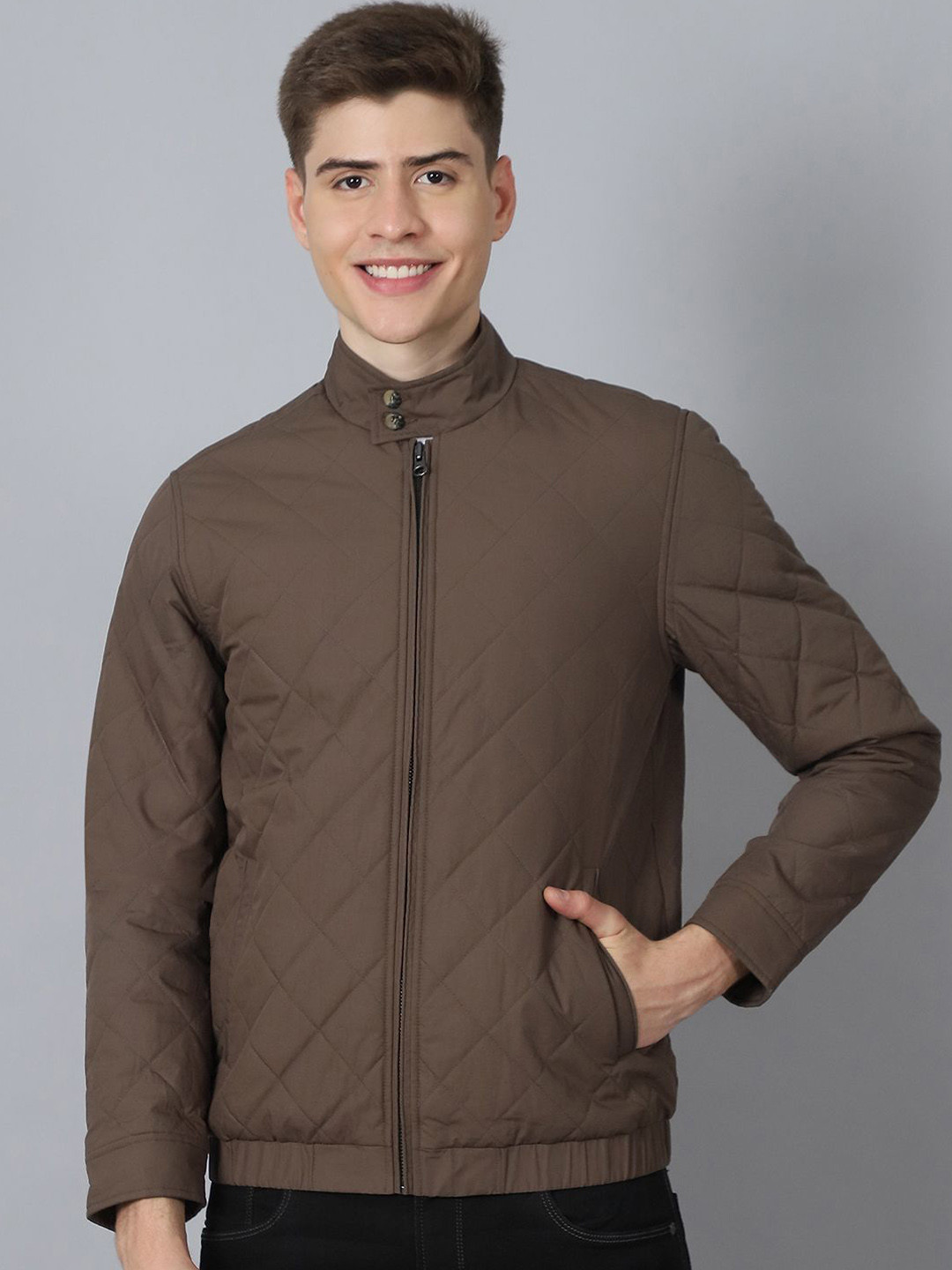 Buy HOUSE OF VEDAS Men Lightweight Quilted Jacket - Jackets for Men ...