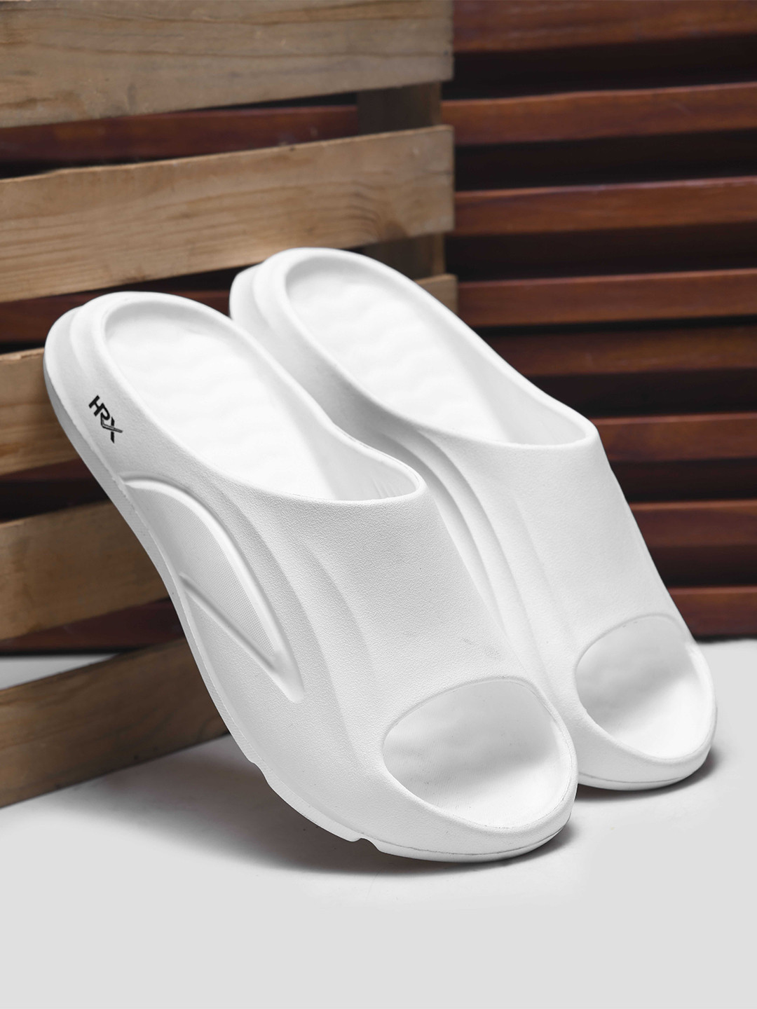 Buy HRX By Hrithik Roshan Men Rubber Sliders - Flip Flops for Men ...