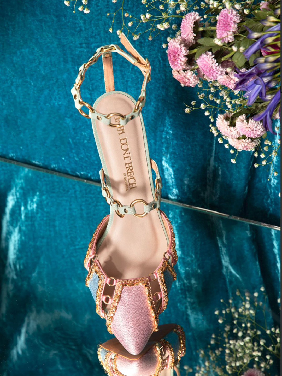 Buy Papa Don't Preach PU Block Peep Toes With Buckles - Heels for Women ...