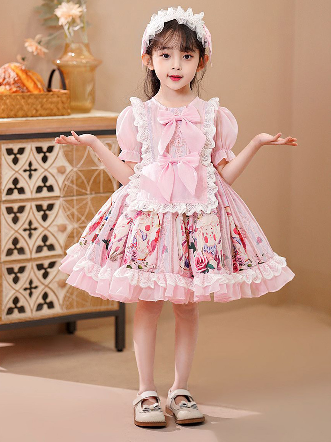 Buy JC SPARKLE Girls Floral Fit & Flare Dress - Dresses for Girls ...