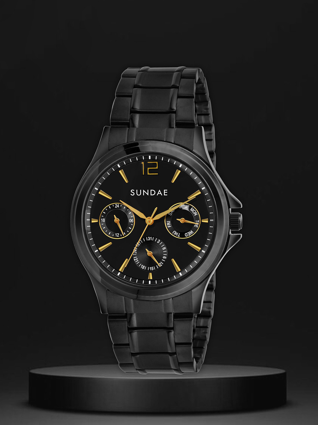 Buy SUNDAE Men Dial & Stainless Steel Straps Analogue Multi Function ...