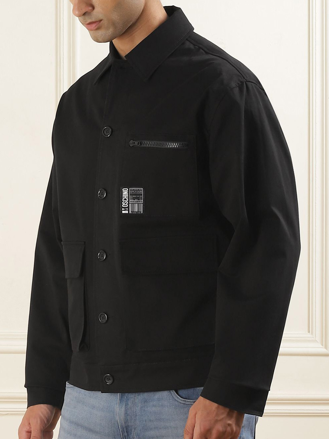 Buy MOSCHINO COUTURE Men Patchwork Jacket - Jackets for Men 30990934 ...