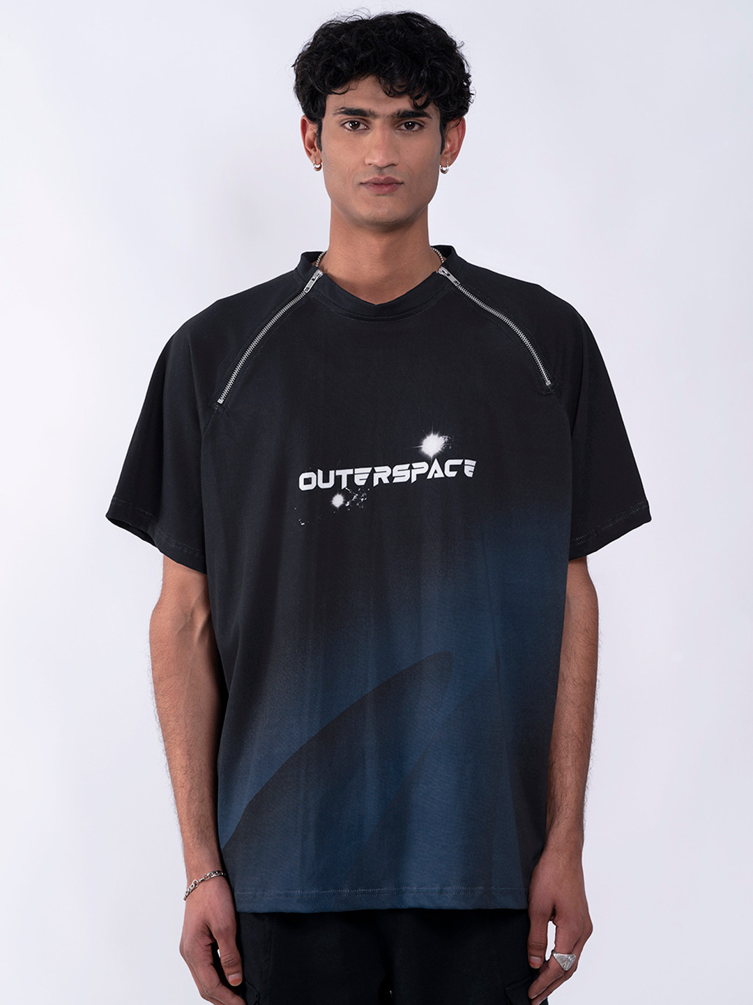 Buy UNRL Outerspace Typography Printed Pure Cotton T Shirt - Tshirts ...