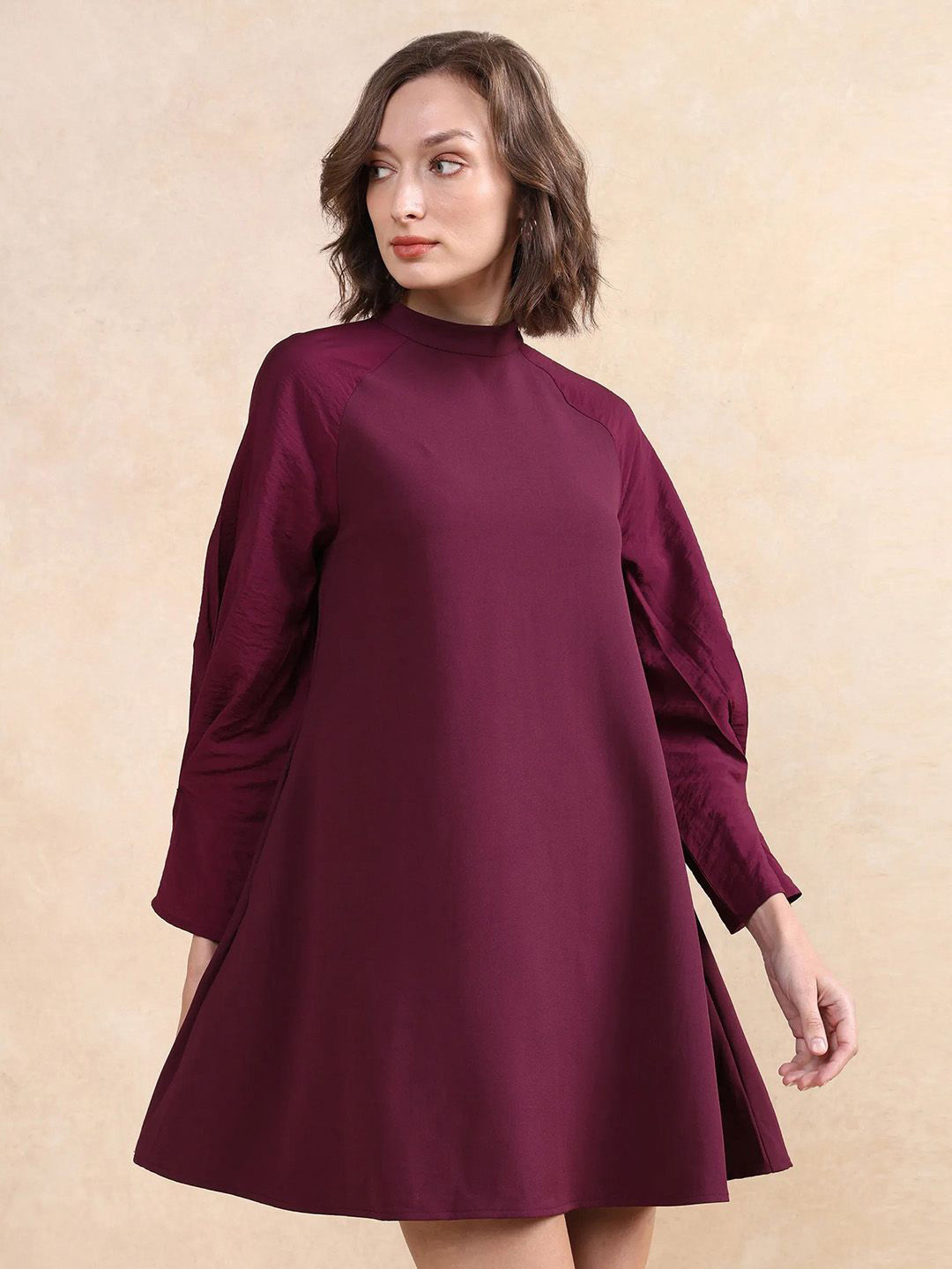 Buy RAREISM Cuffed Sleeves A Line Dress - Dresses for Women 31008421 ...