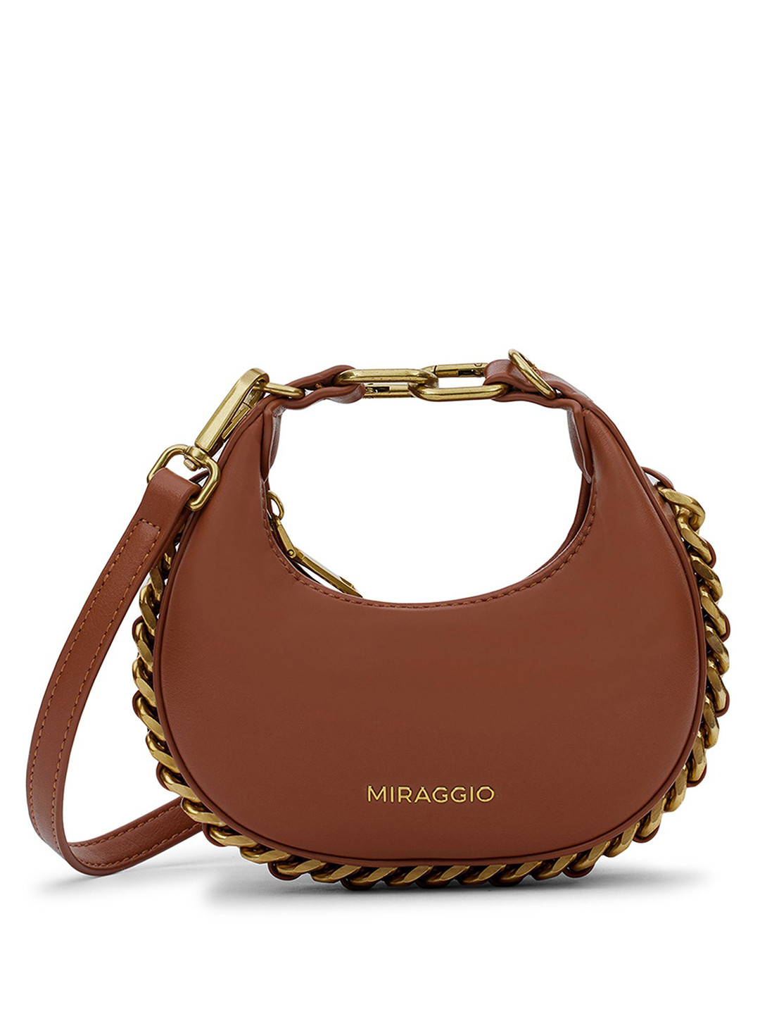 Buy MIRAGGIO Eve Half Moon Micro Sling Bag - Handbags for Women ...