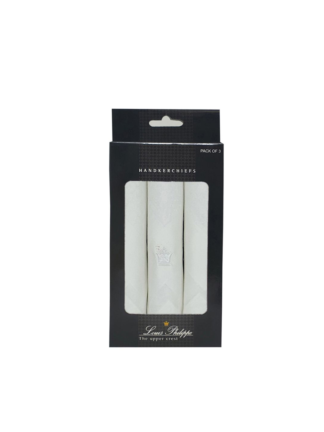 Buy Louis Philippe Men Pack Of 3 Cotton Handkerchief - Handkerchief for ...