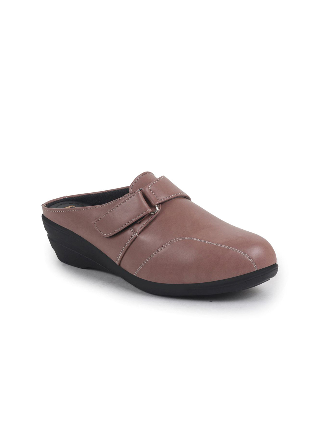 Buy FAUSTO PU Work Wedge Mules With Buckles - Heels for Women 30981269 ...