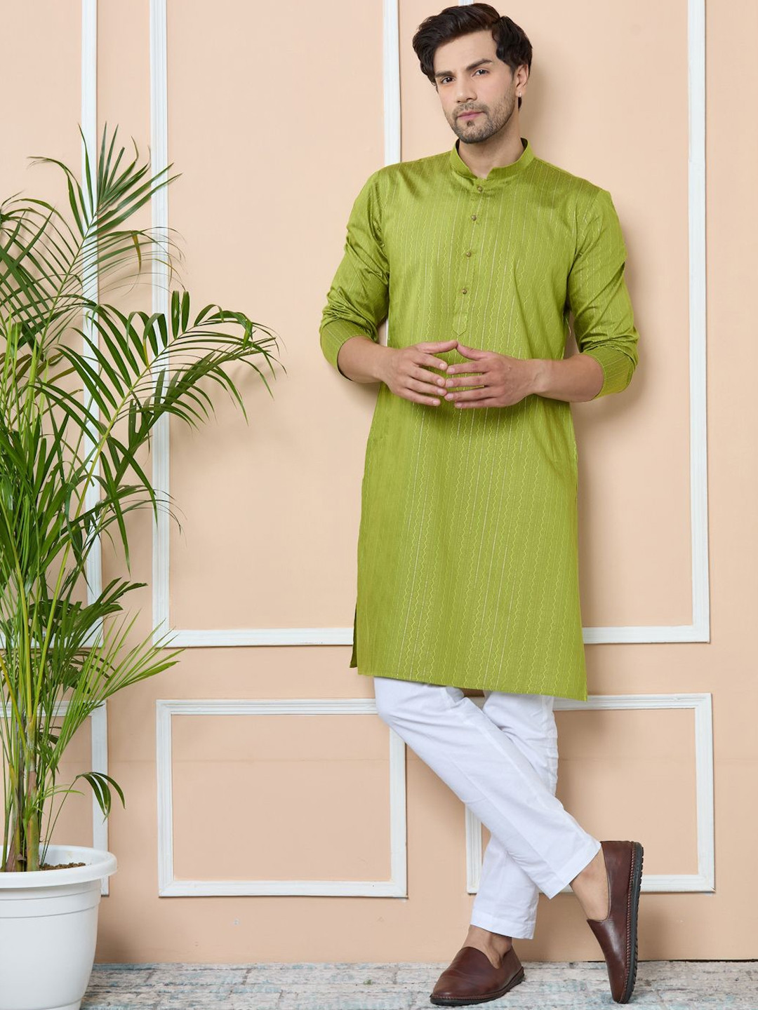 Buy See Designs Men Striped Thread Work Kurta - Kurtas for Men 30967452 ...