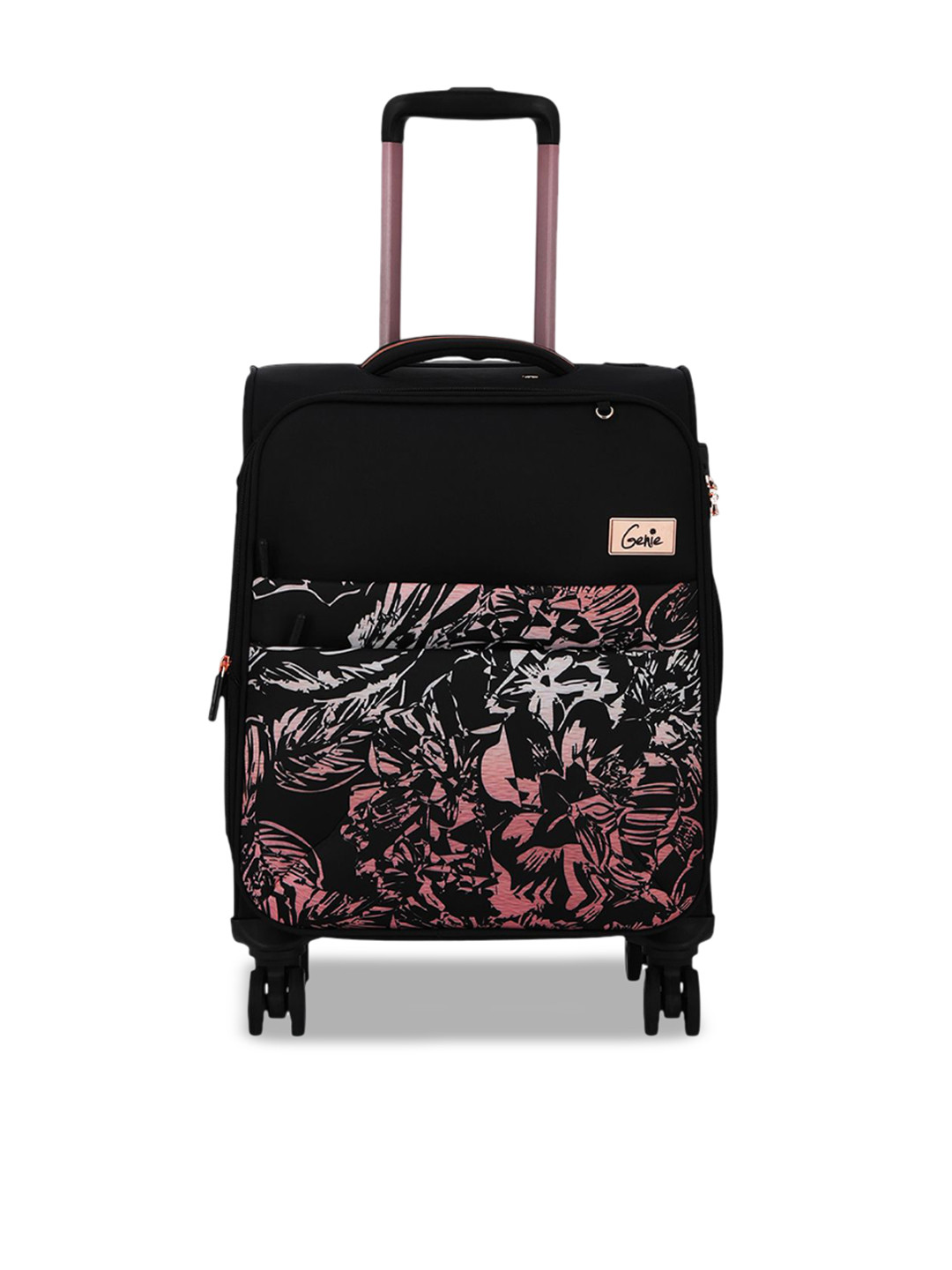Buy Genie Printed Soft Sided Medium Trolley Bag 60 L - Trolley Bag for ...