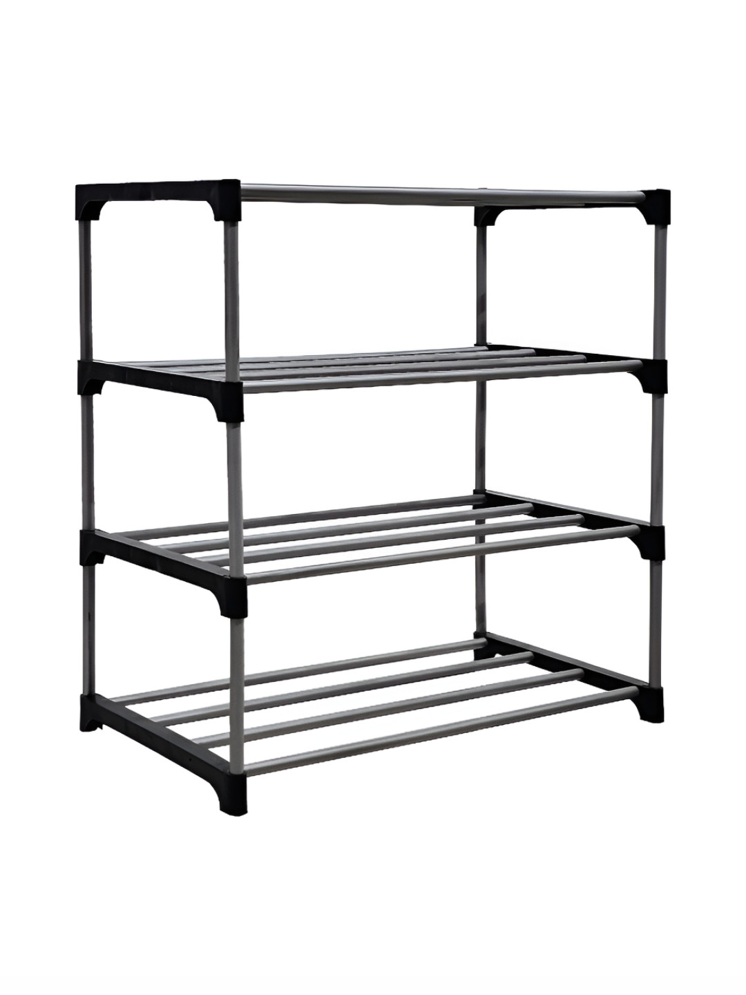 Buy Urban Choice Silver Toned 4 Layer Metal Book Shelf - Racks And ...