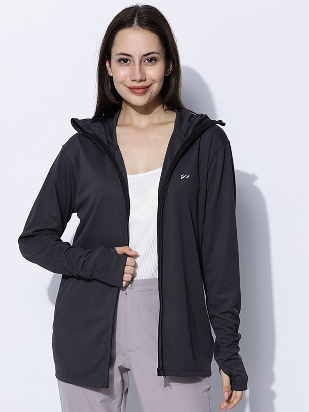 Buy BLUE TYGA Women Stain Free Sunscreen Jacket With UPF 50+ - Jackets ...