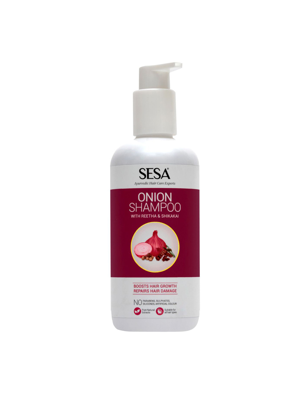 Buy Sesa Onion Shampoo With Reetha & Shikhakai 300 Ml - Shampoo for ...