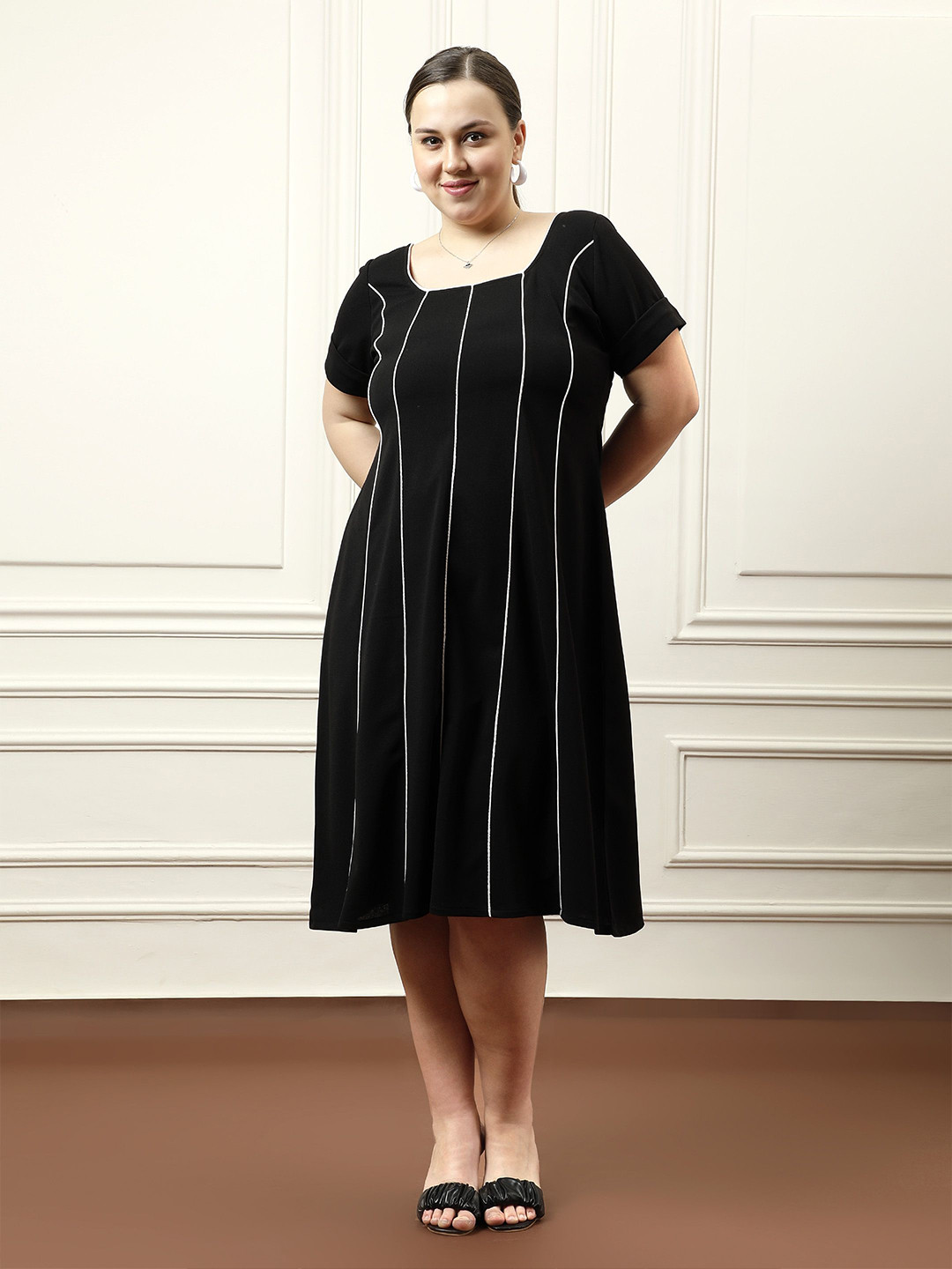 Buy Athena Ample Scuba A Line Midi Dress - Dresses for Women 30993948 ...