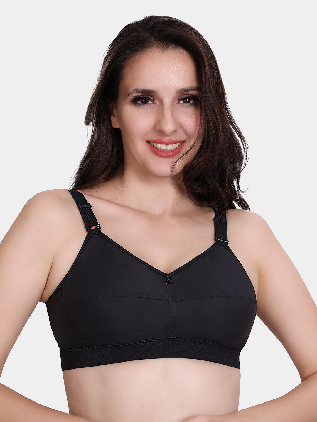 Buy Trylo Riza Cottonfit Pure Cotton Non Padded Non Wired Full Coverage Bra - Bra for Women ...