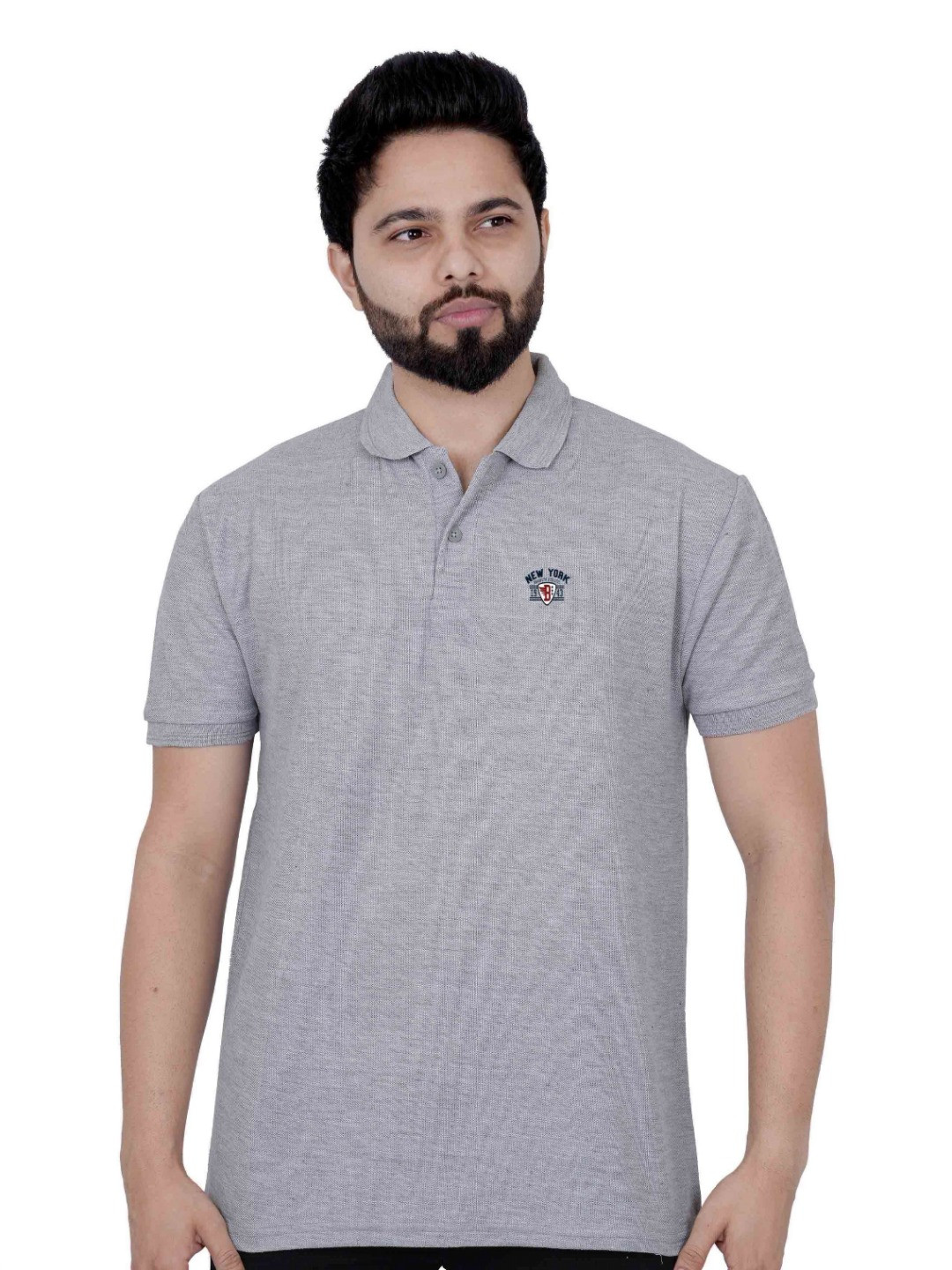 Buy LA MILANO Men Polo Collar Slim Fit T Shirt - Tshirts for Men ...