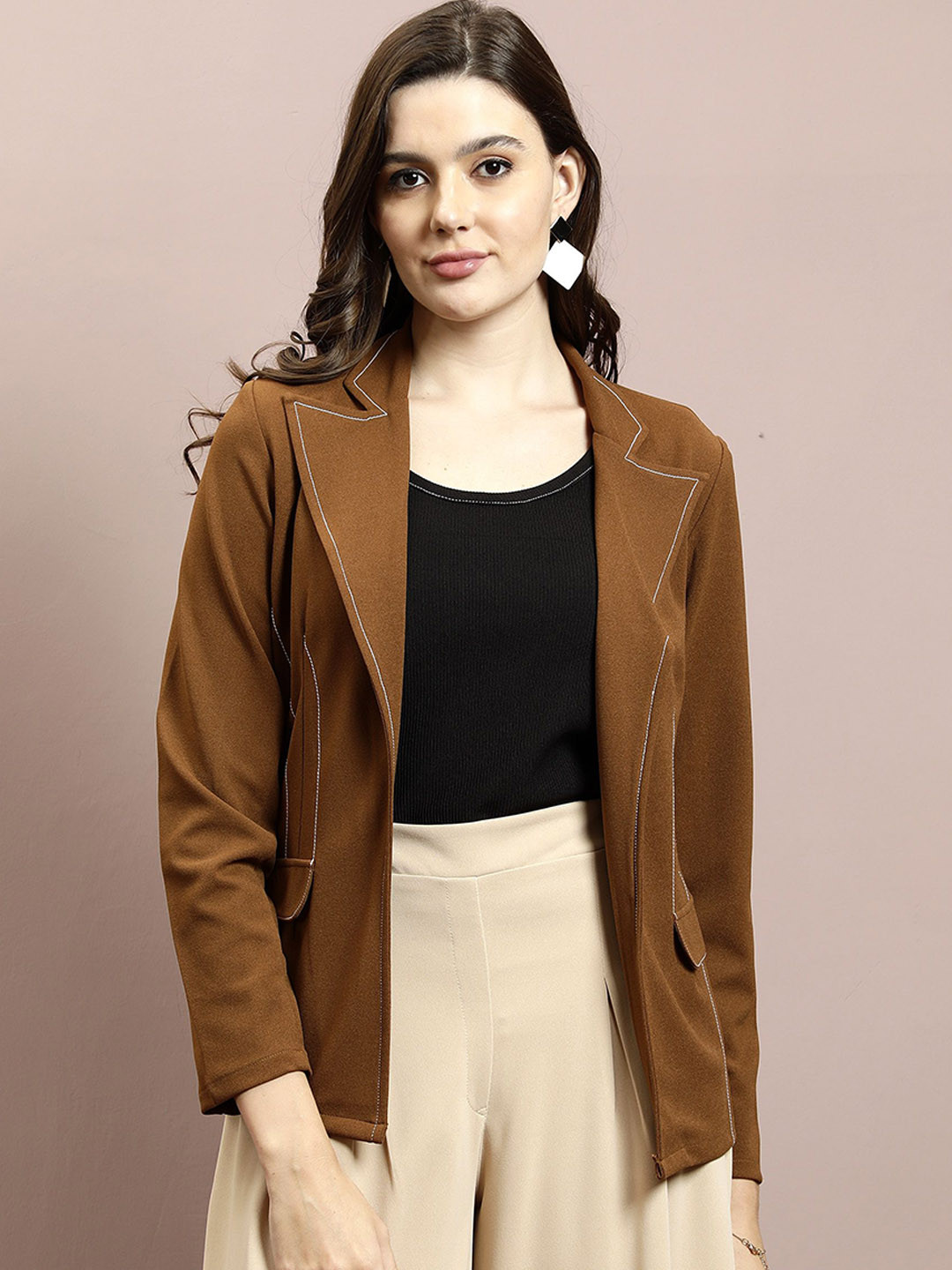 Buy Athena Immutable Notched Lapel Collar Jacket - Blazers for Women ...