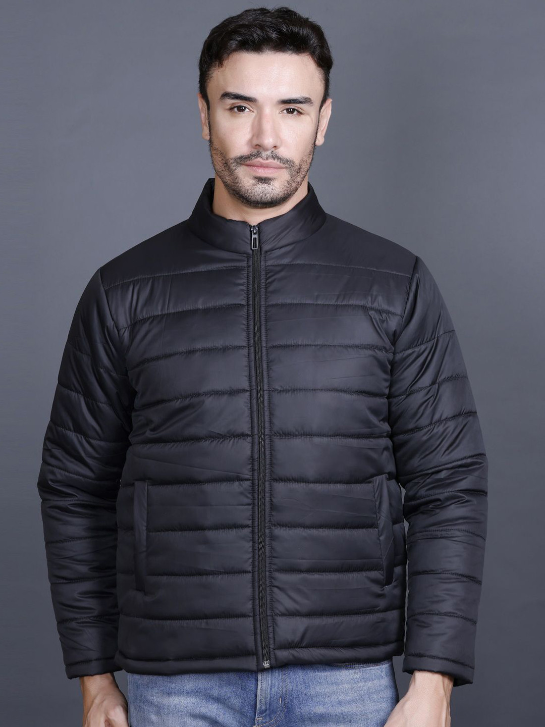 Buy ZEFFIT Men Lightweight Running Puffer Jacket - Jackets for Men ...