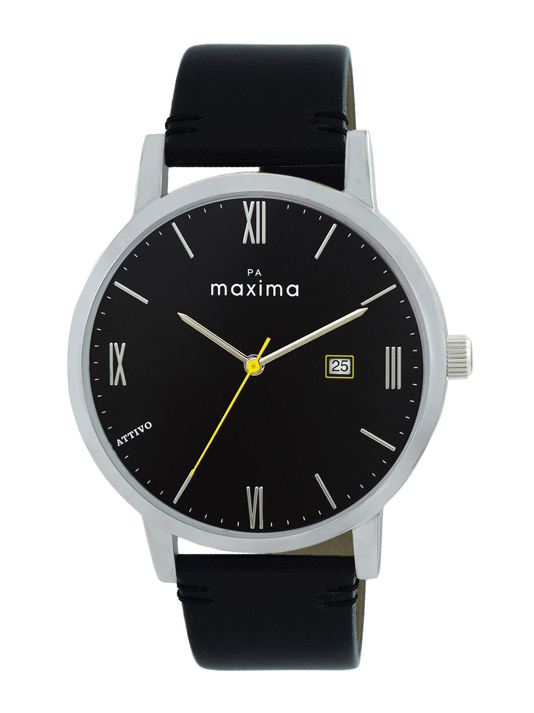 Buy Maxima Men Dial & Leather Straps Analogue Watch 67042LMGI - Watches ...