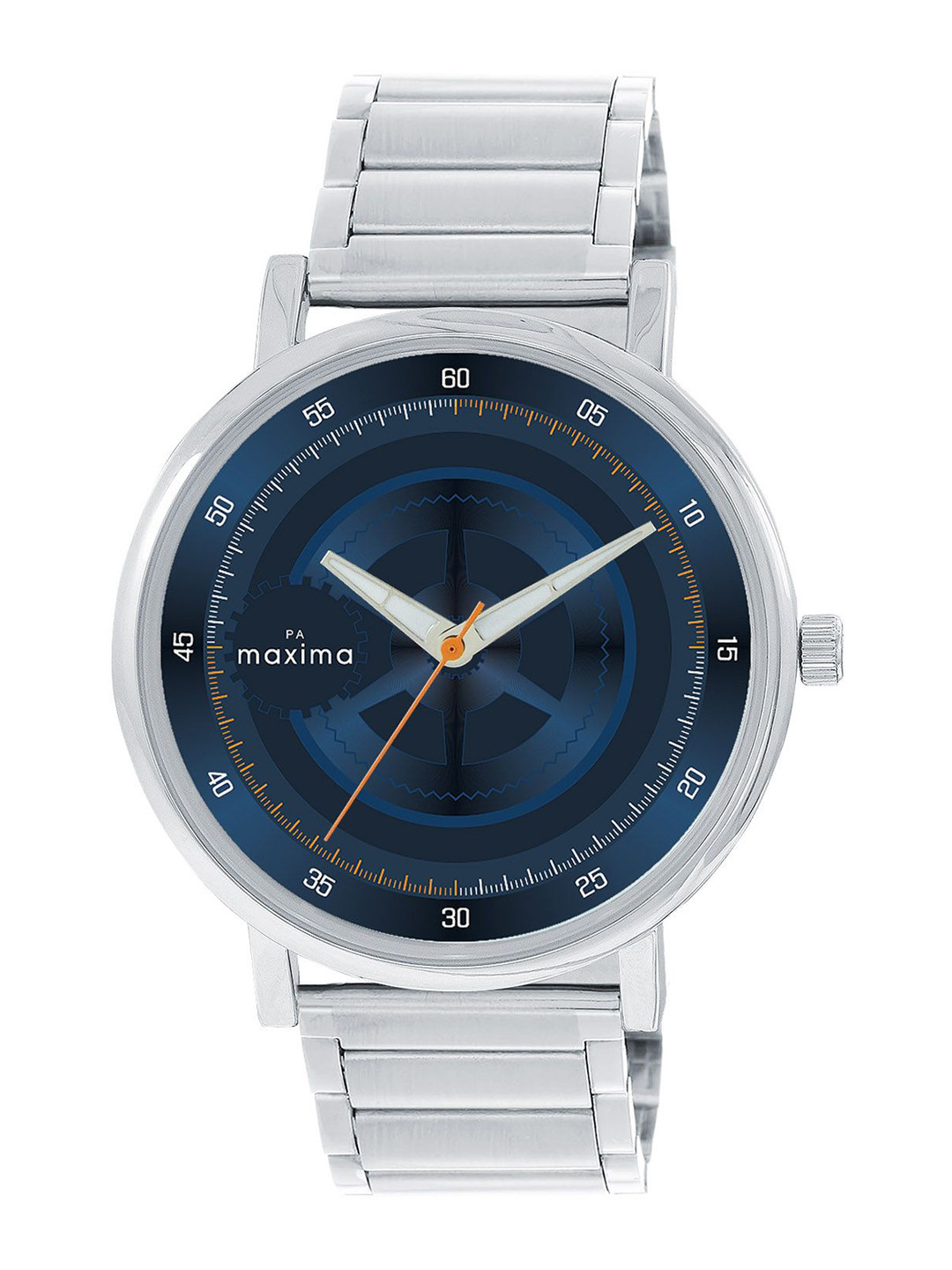 Buy Maxima Men Dial & Stainless Steel Straps Analogue Watch O 68593CMGI ...