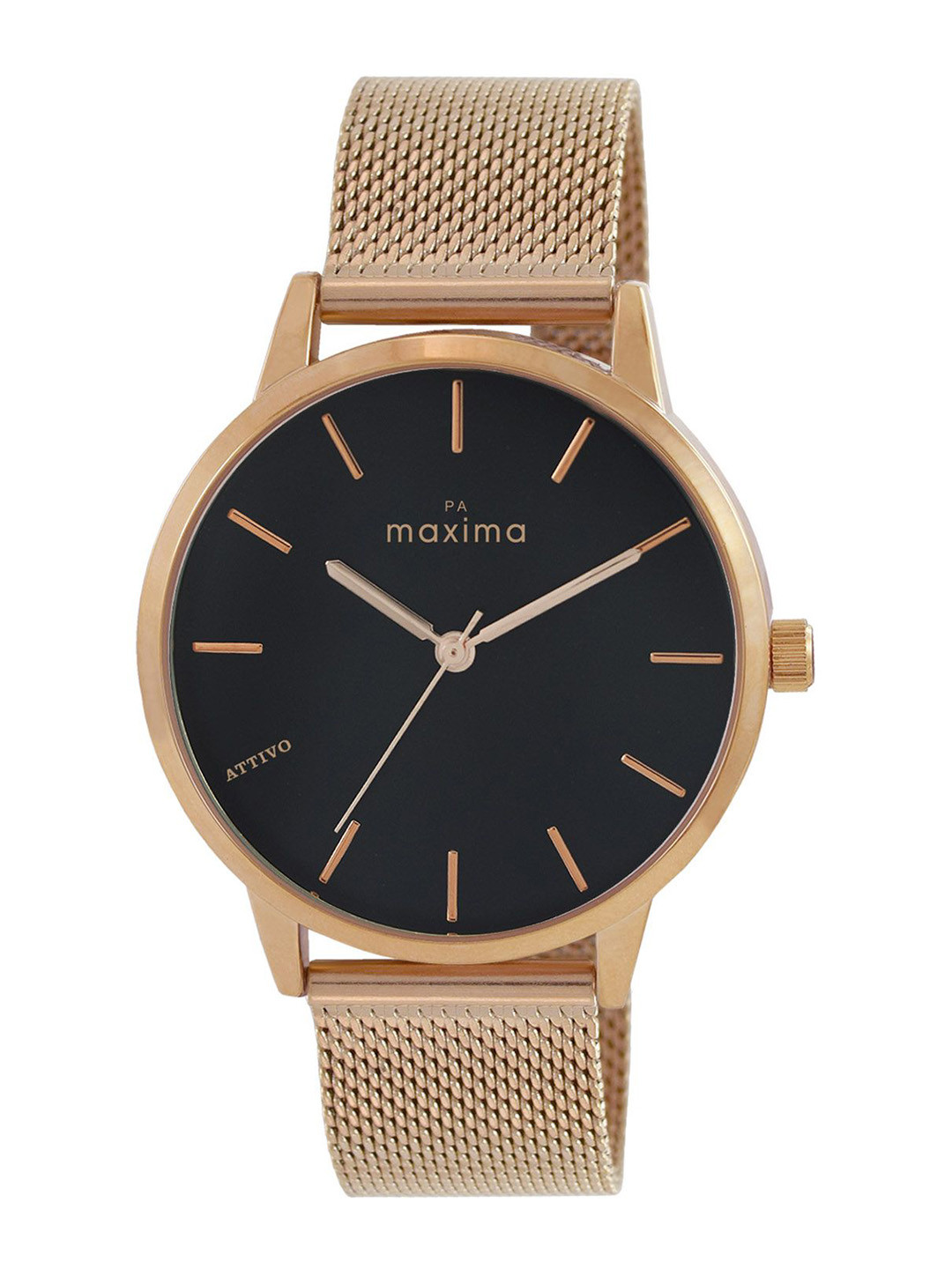 Buy Maxima Men Dial & Stainless Steel Straps Analogue Watch O 66731CMGR ...