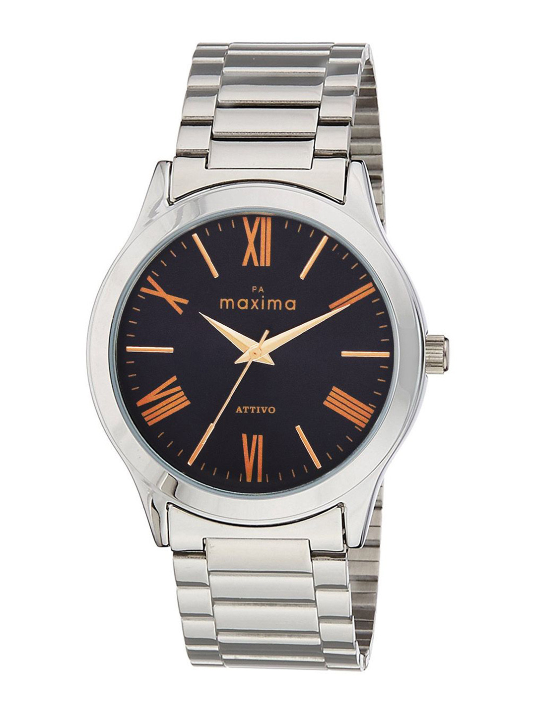 Buy Maxima Men Dial & Stainless Steel Straps Analogue Watch 68285CMGI ...