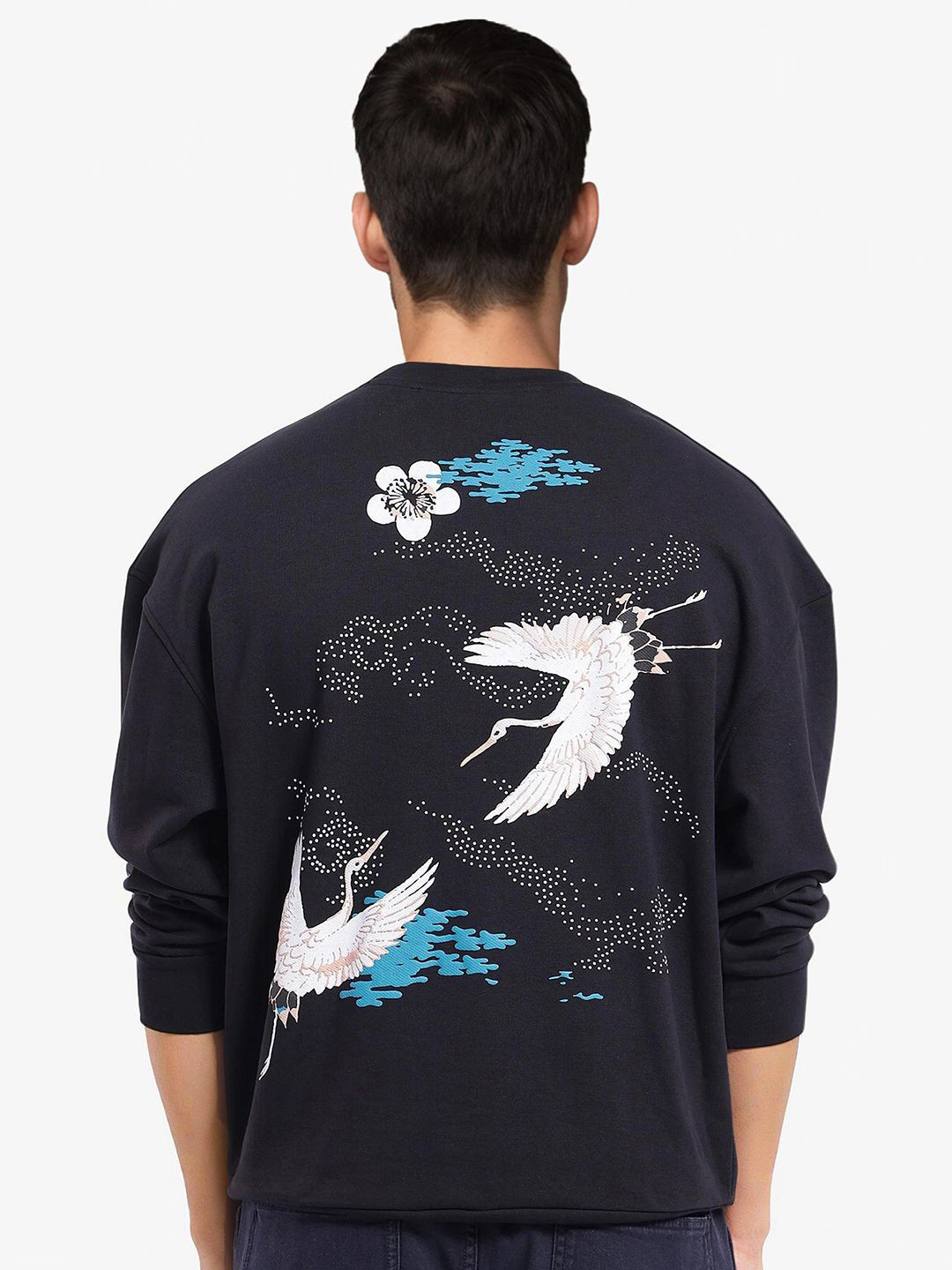 Buy RARE RABBIT Men Printed Pullover Sweatshirt - Sweatshirts for Men ...