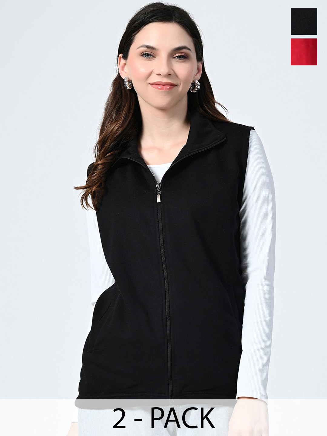 Buy BAESD Women Pack Of 2 Lightweight Open Front Jacket - Jackets for ...