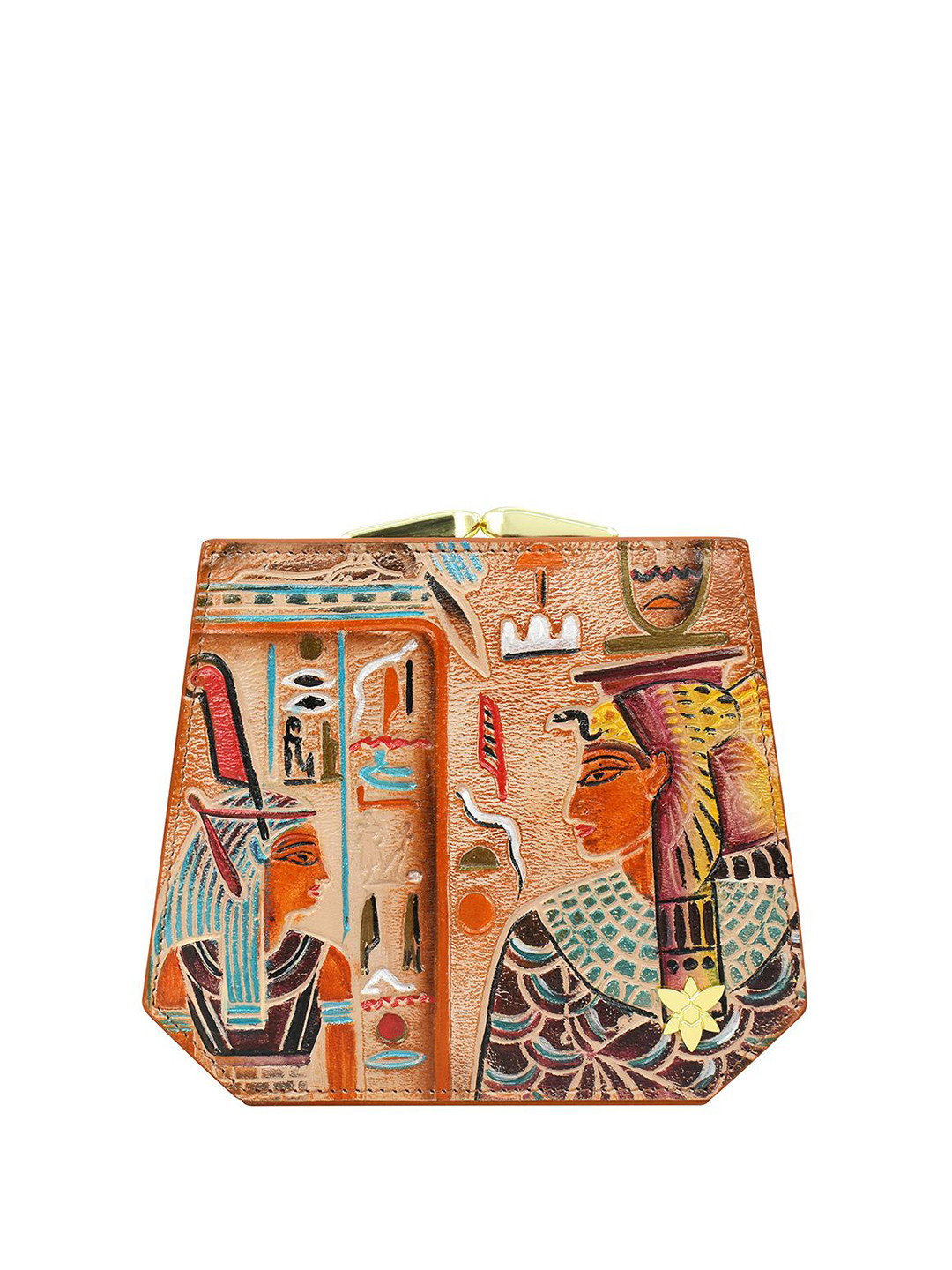 Buy Anuschka Women Abstract Printed Leather Two Fold Wallet - Wallets ...