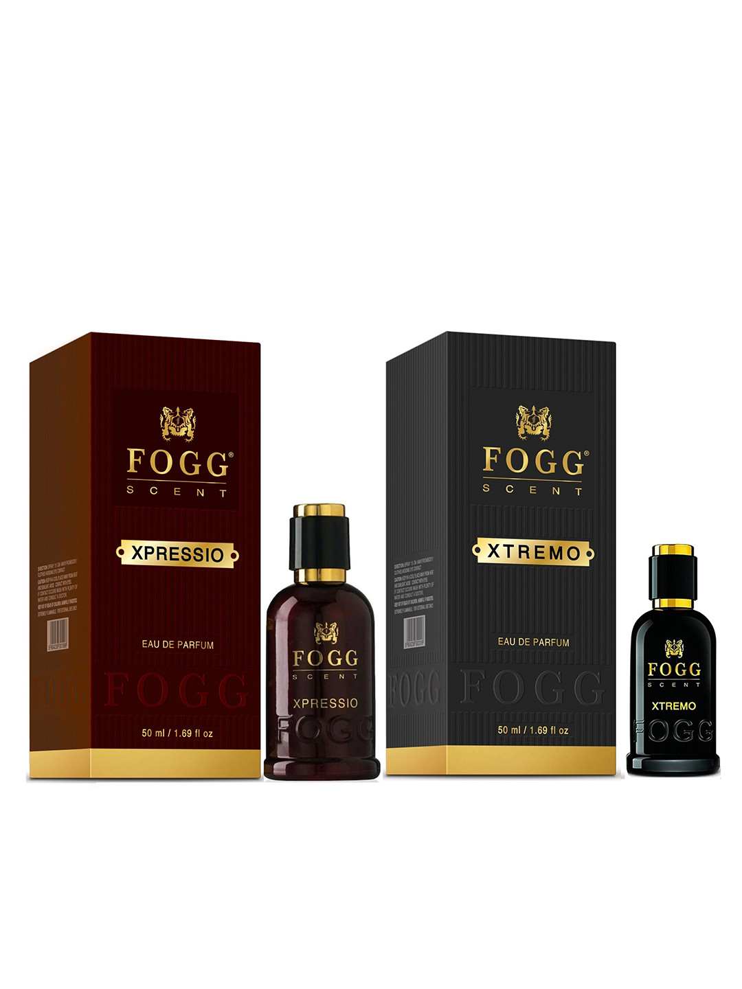 Buy Fogg Men Set Of 2 Scent Xpressio & Xtremo Long Lasting Eau De ...