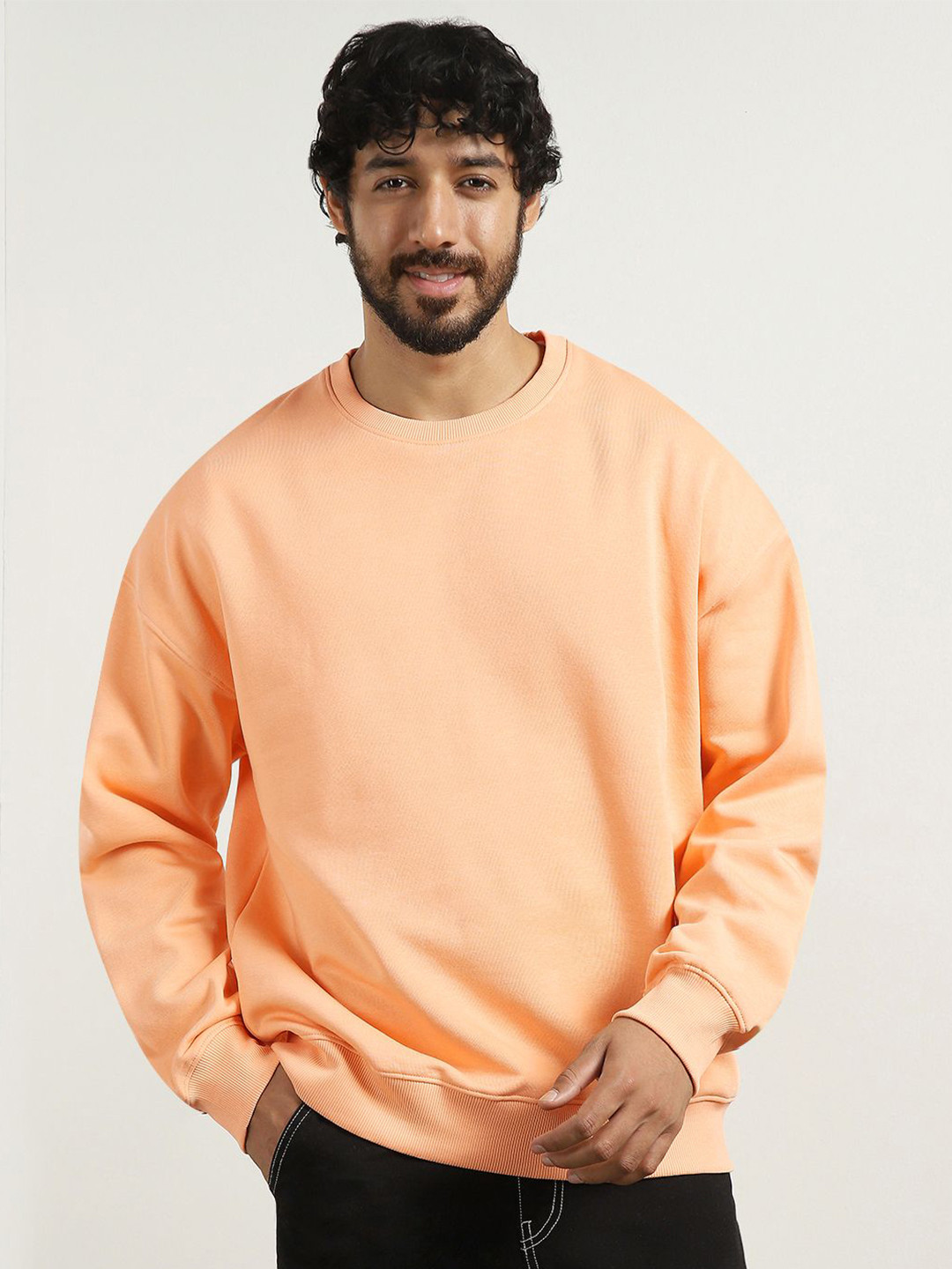 Buy NOBERO Oversized Solid Sweatshirt - Sweatshirts for Men 31058072 ...