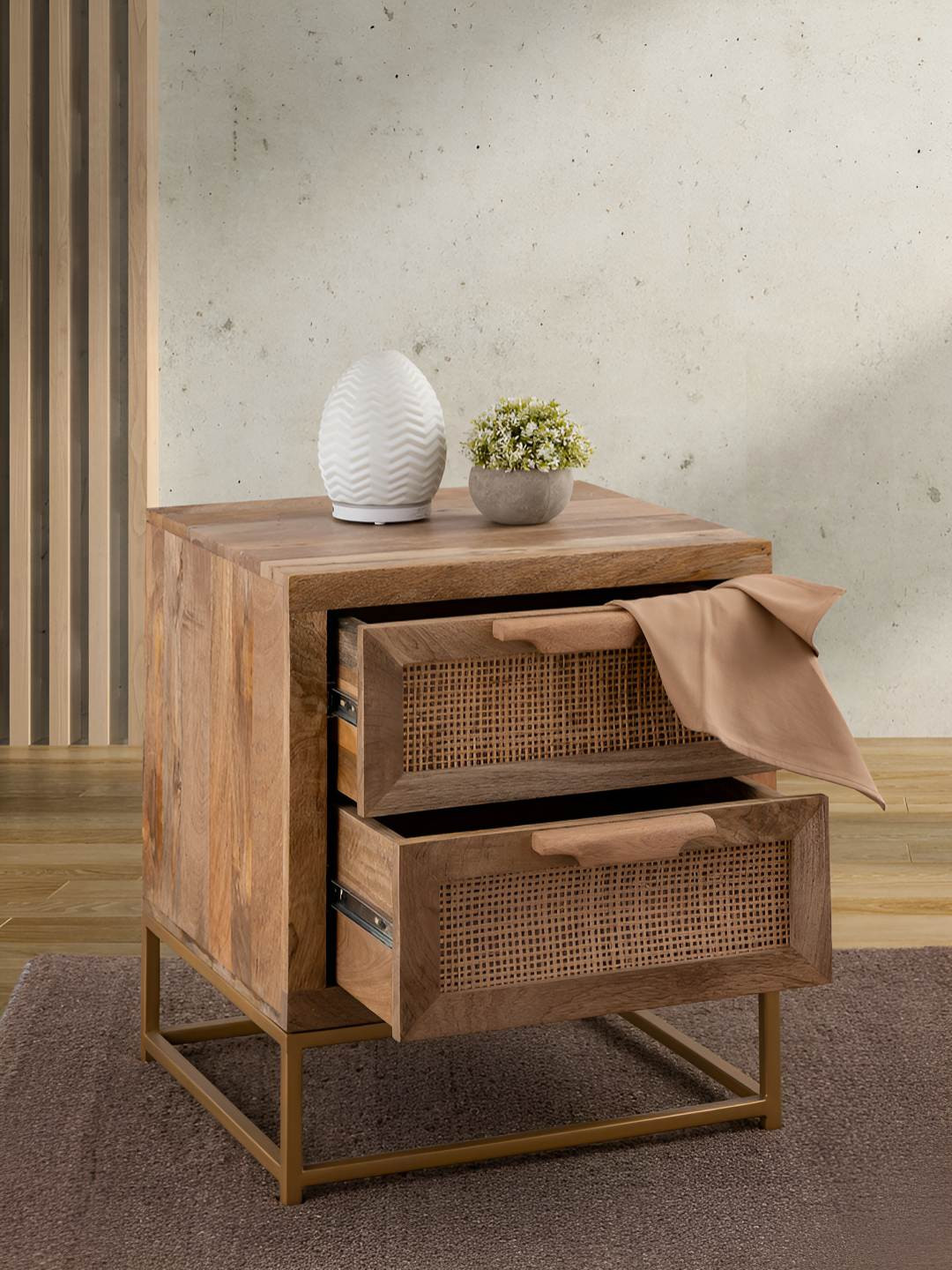 Buy Metalsmith Brown Wooden Rectangle Drawers - Drawers for Unisex ...