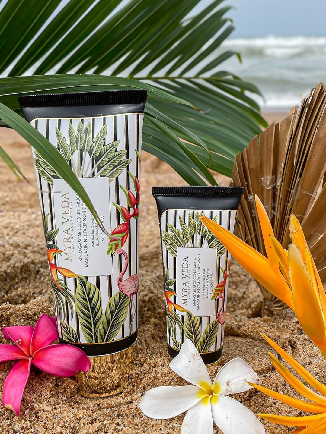 Buy MYRA VEDA Madagascar Mandarin Necatrizing Body Wash 200 Ml - Body ...