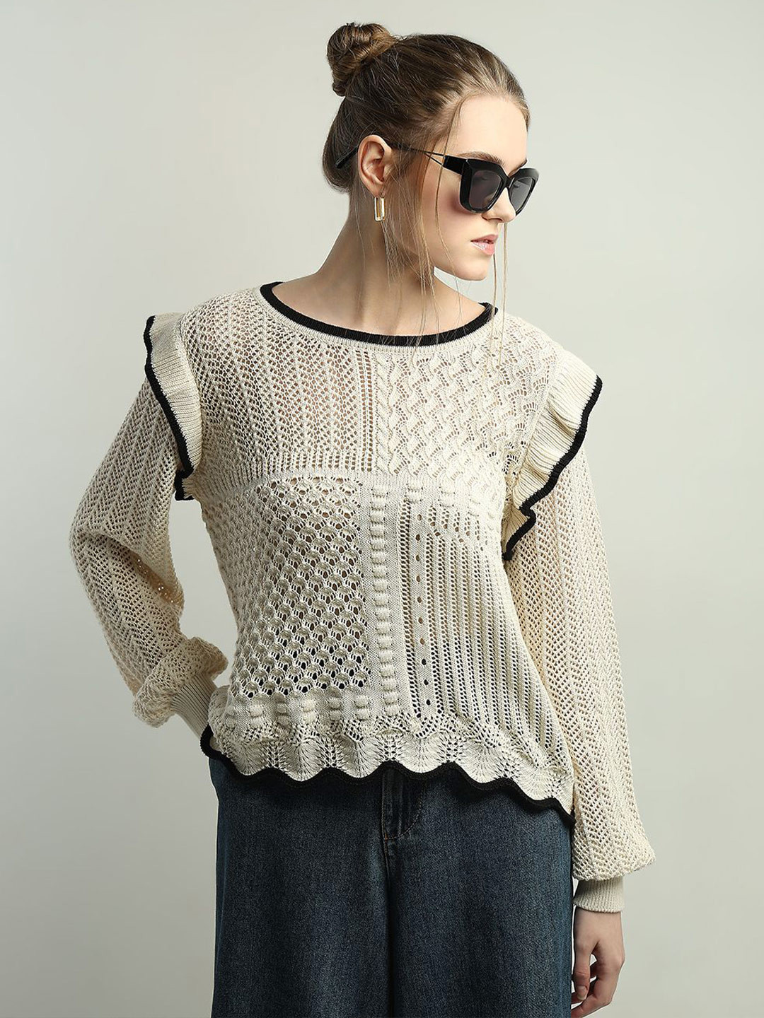 Buy Vero Moda Women Open Knit Pullover - Sweaters for Women 31057588 ...