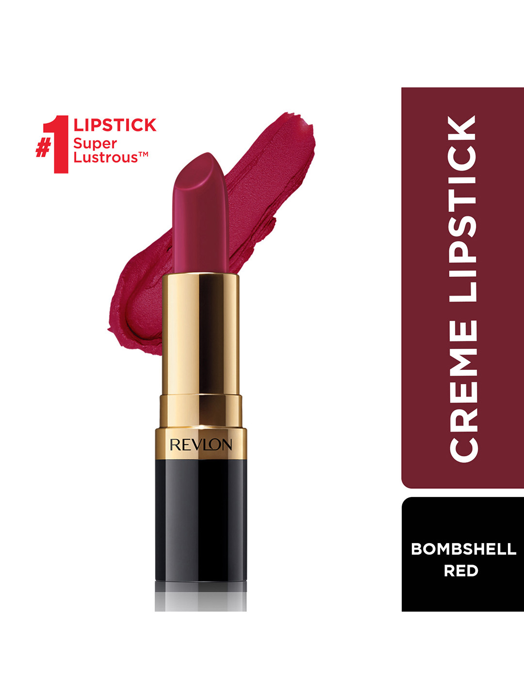 Buy Revlon Super Lustrous Lipstick Bombshell Red - Lipstick for Women ...