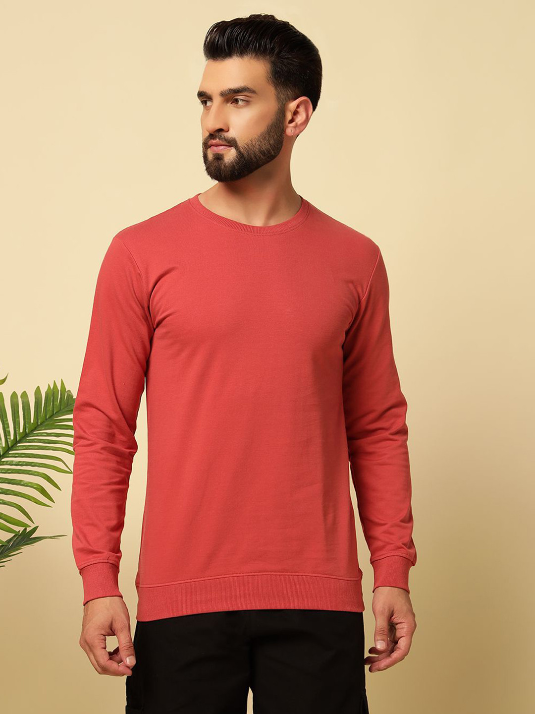 Buy MUWIN Men Premium Solid Round Neck Cotton T Shirt - Tshirts for Men ...