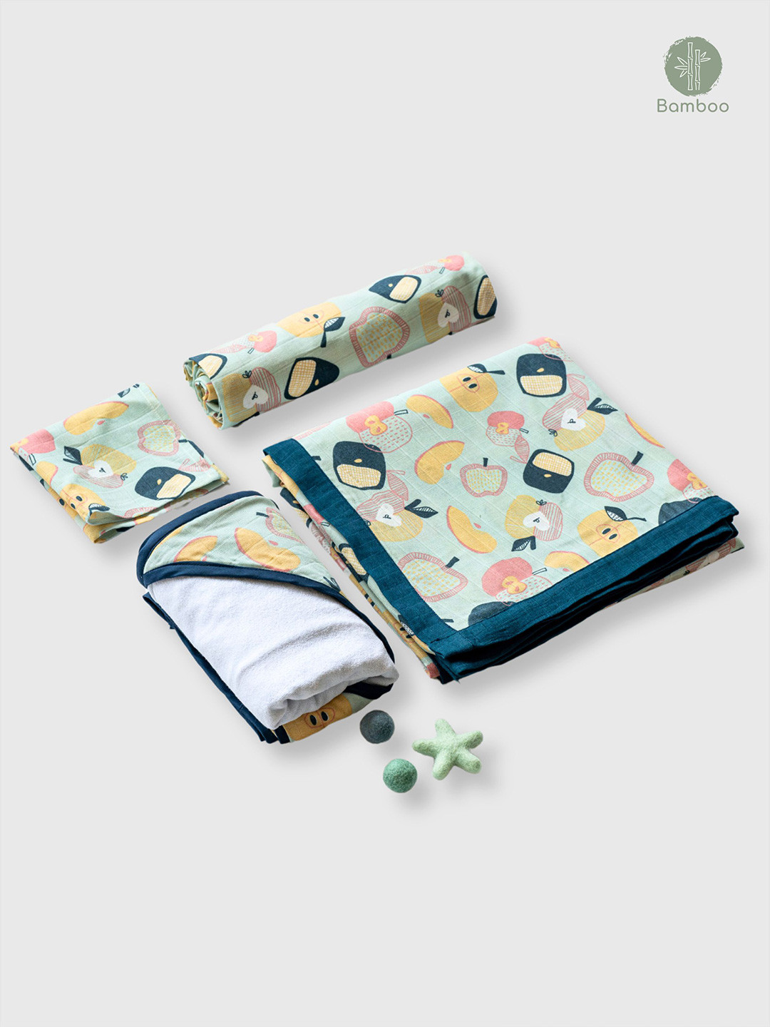 Buy Cocoon Care Infant Pack Of 4 Printed Baby Apparel Gift Set - Baby ...