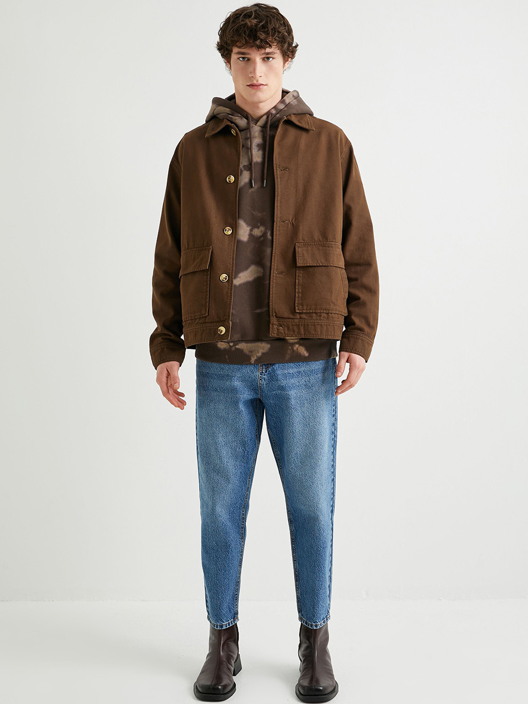 Buy Koton Men Fashion Hooded Jacket - Jackets for Men 31071079 | Myntra