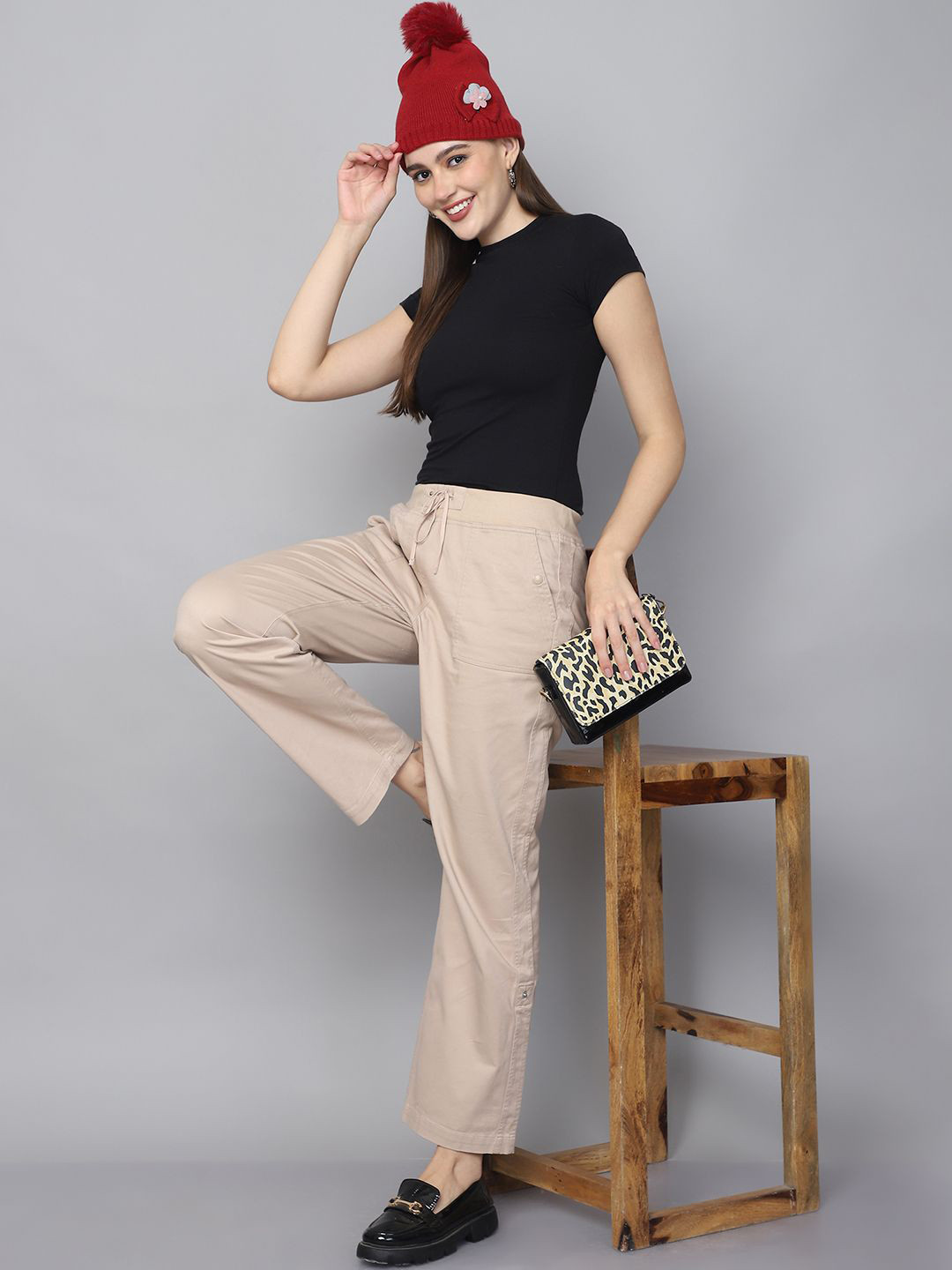 Buy ELLIS Women Self Design Casual Beanie - Caps for Women 31074779 ...