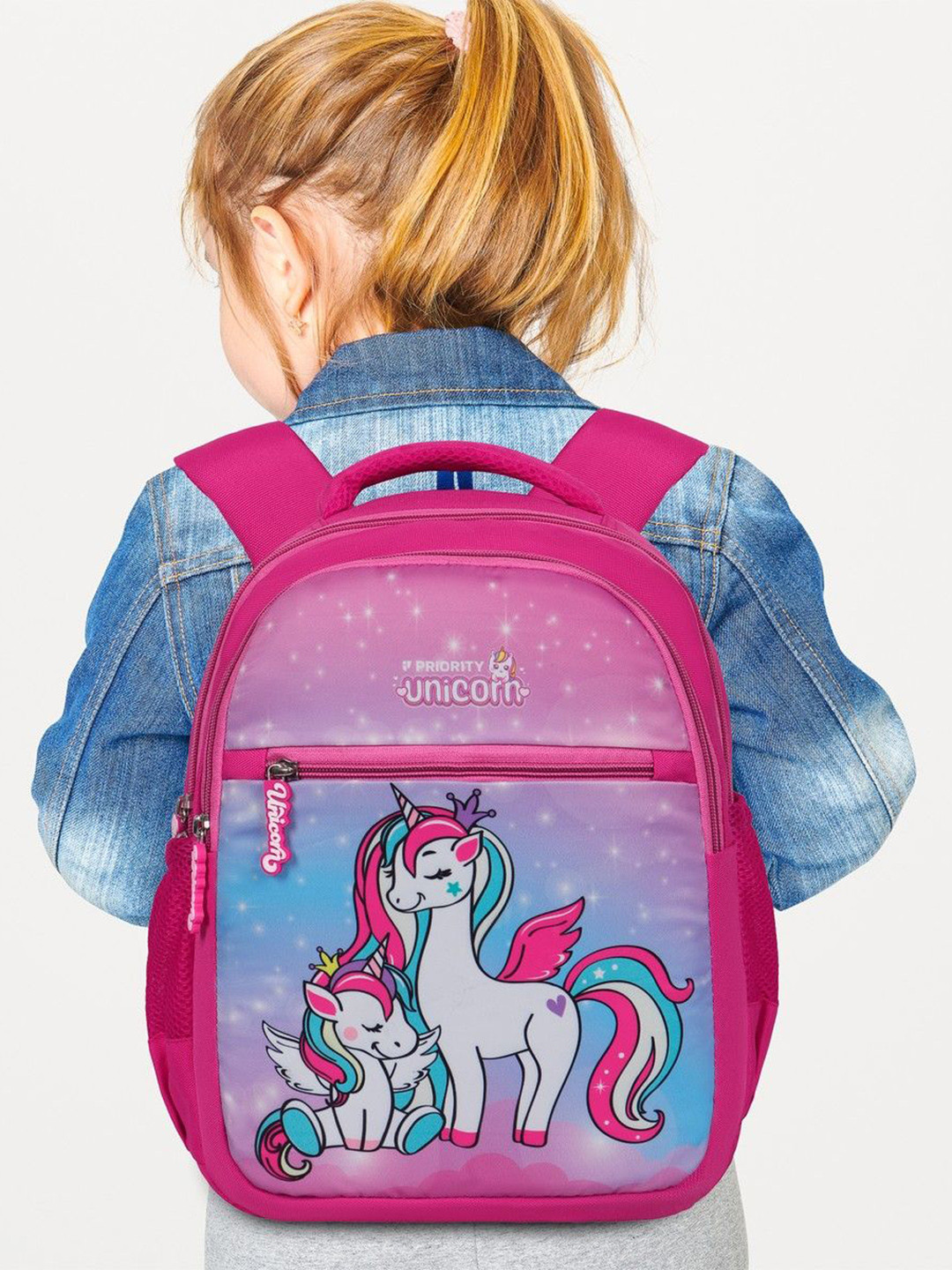 Buy Priority Kids Unicorn Printed Backpack - Backpacks for Unisex Kids ...